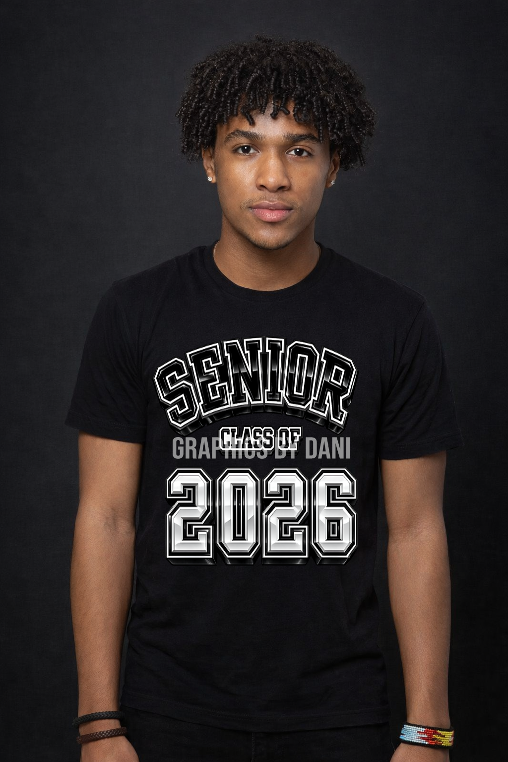 🎓 Senior Class of 2026 – Bold Glossy PNG Design – Graphics By Dani